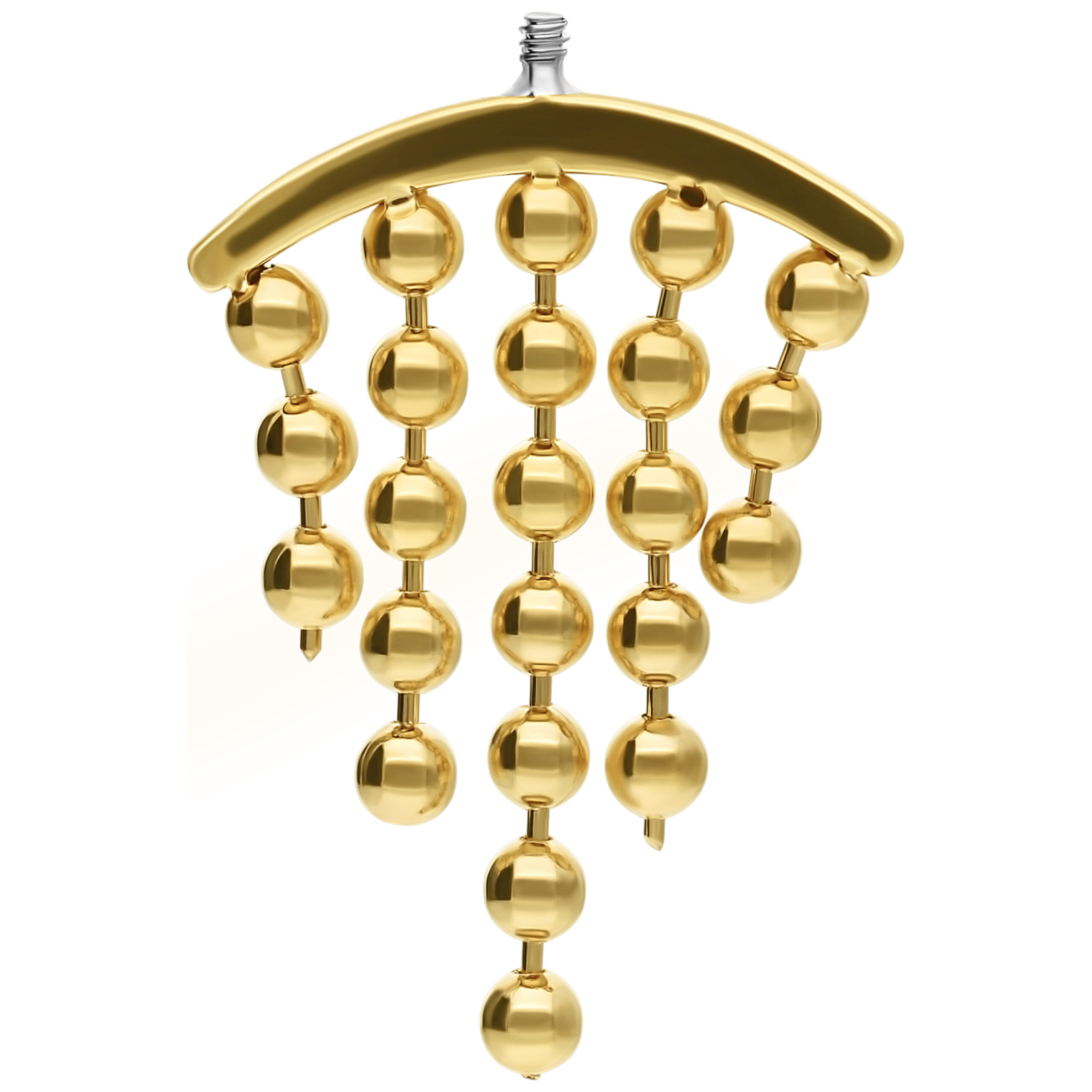 Wildcat® - 18K Internally Bubble Chains Hidden Helix Attachment - Wildcat International