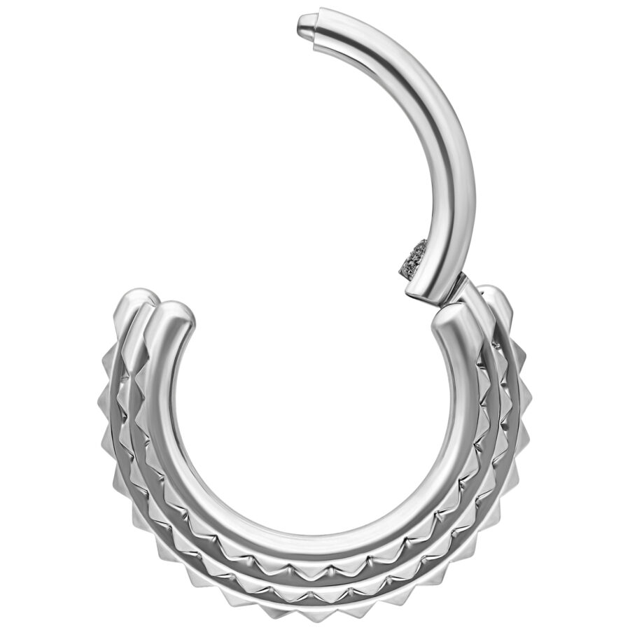 Triple Spike Hinged Septum Clicker - Wildcat International