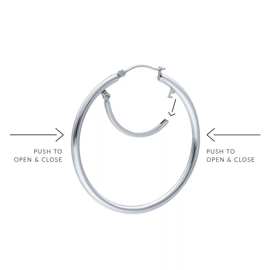 Basic Hoops with Hinge Pairs 45 MM - Wildcat International