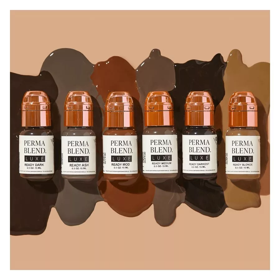 Perma Blend Luxe PMU Ink - 6 x 15 ml Set - Wildcat International