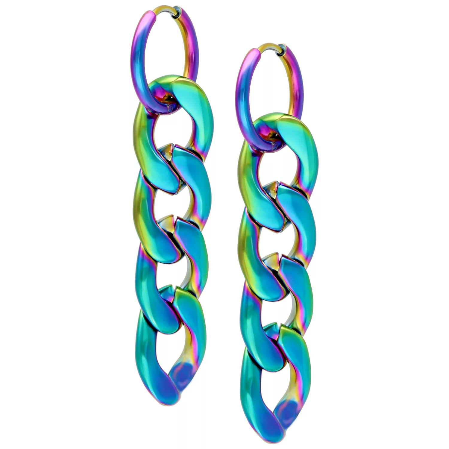 Little Anodised Chunky Hoops - Wildcat International