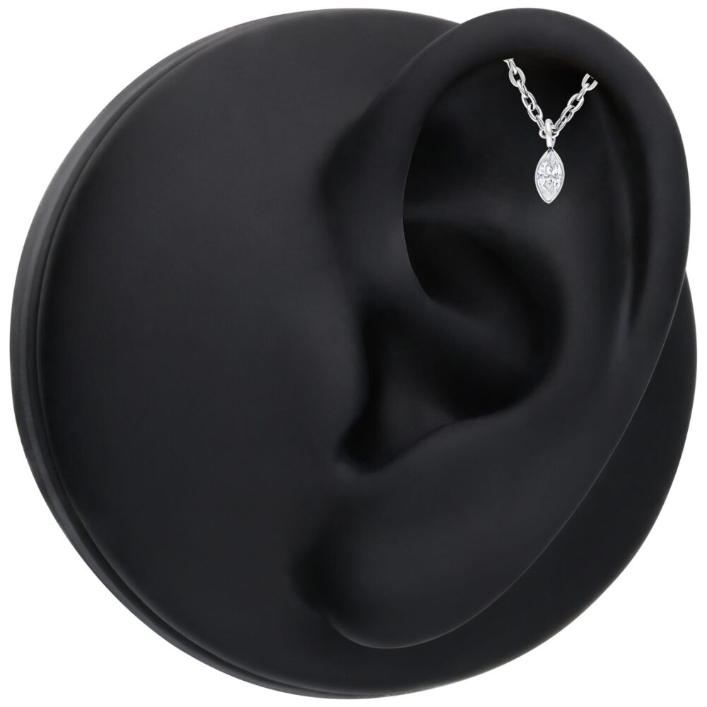 Crystal Triangle Hidden Helix Push Fit Attachment - Wildcat International